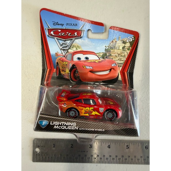 Mattel | Toys | Disney Pixar Cars 2 Lightning Mcqueen With Racing ...